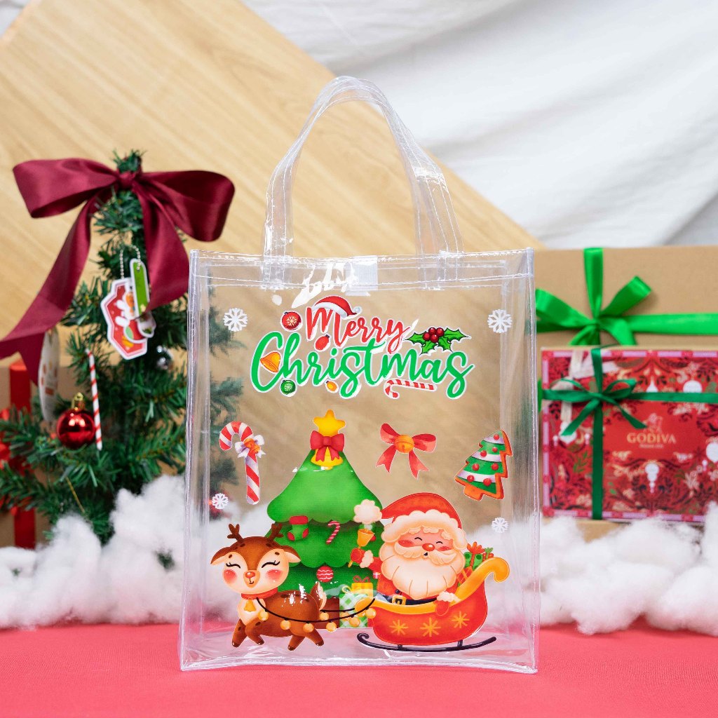 Jual TAS SOUVENIR NATAL MIKA READY STOCK HAMPERS MERRY CHRISTMAS UKURAN ...