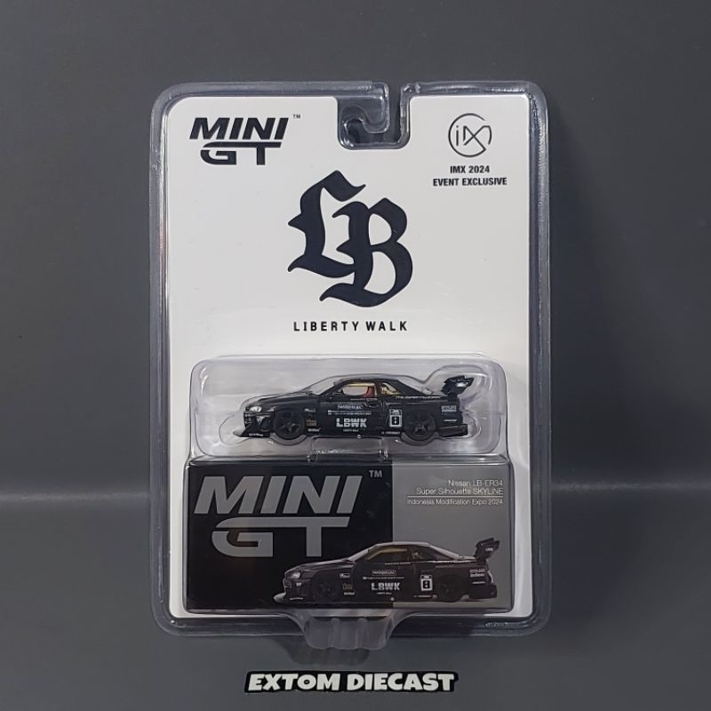Jual Mini GT Nissan Skyline R34 LBWK IMX 2024 | Shopee Indonesia