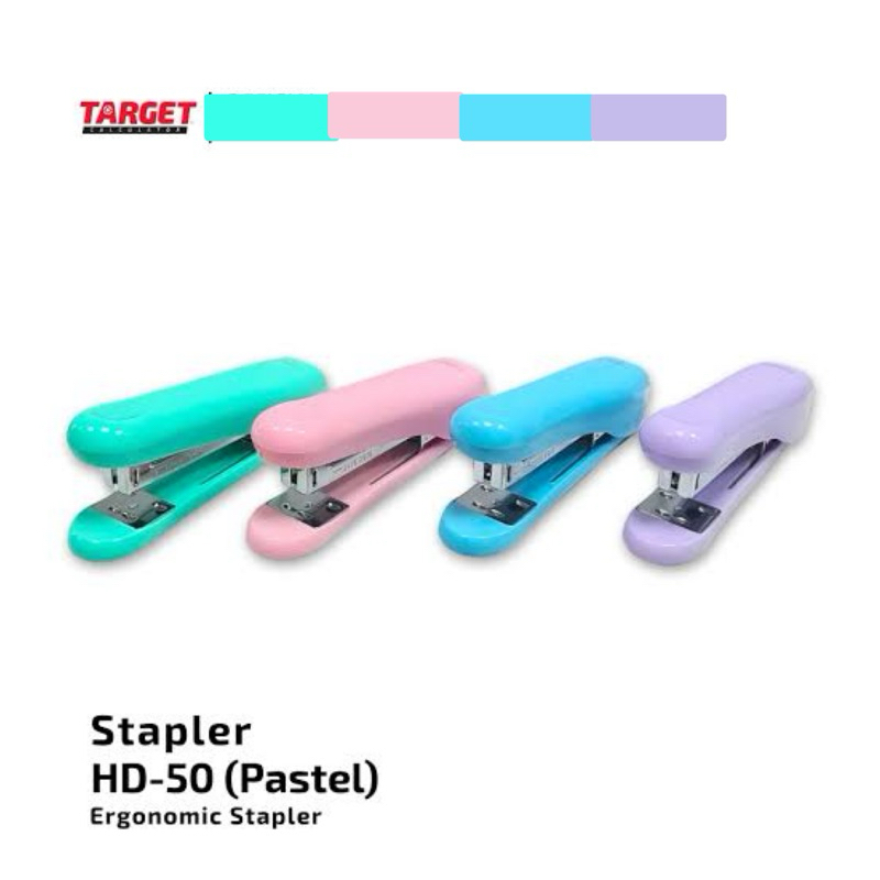 Jual STAPLER TARGET HD-50 PASTEL | STAPLES BESAR ISI No.3 | Shopee ...