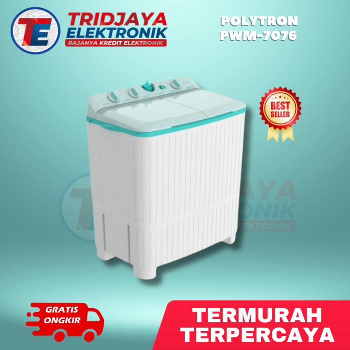 Jual MESIN CUCI POLYTRON PWM-7076 7KG TERMURAH GARANSI RESMI | Shopee ...