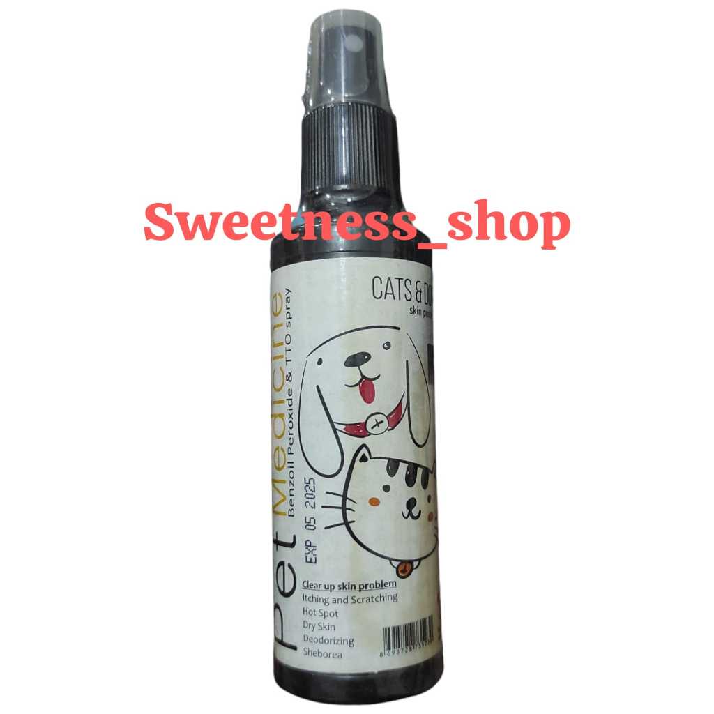 Jual Pet Medicine Benzol Peroxide TTO Spray 125ml - Obat Gatal Semprot ...