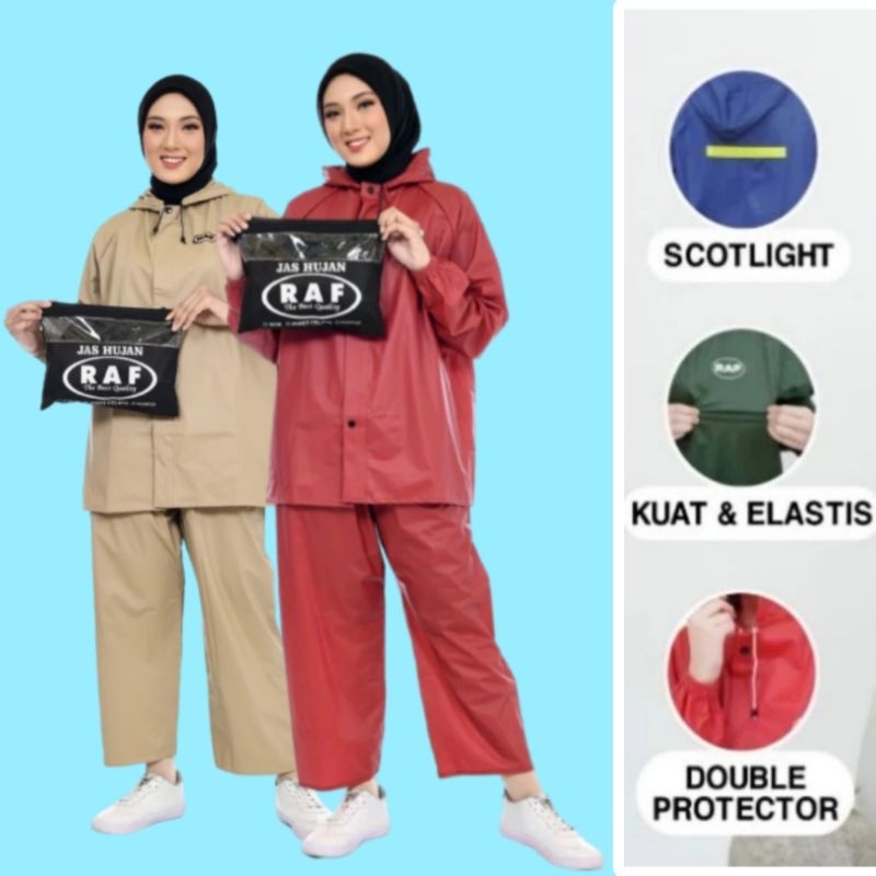Jual Jas hujan mantel hujan mantol hujan RAIN COAT model setelan wanita pria bahan PVC 025 tebal ...