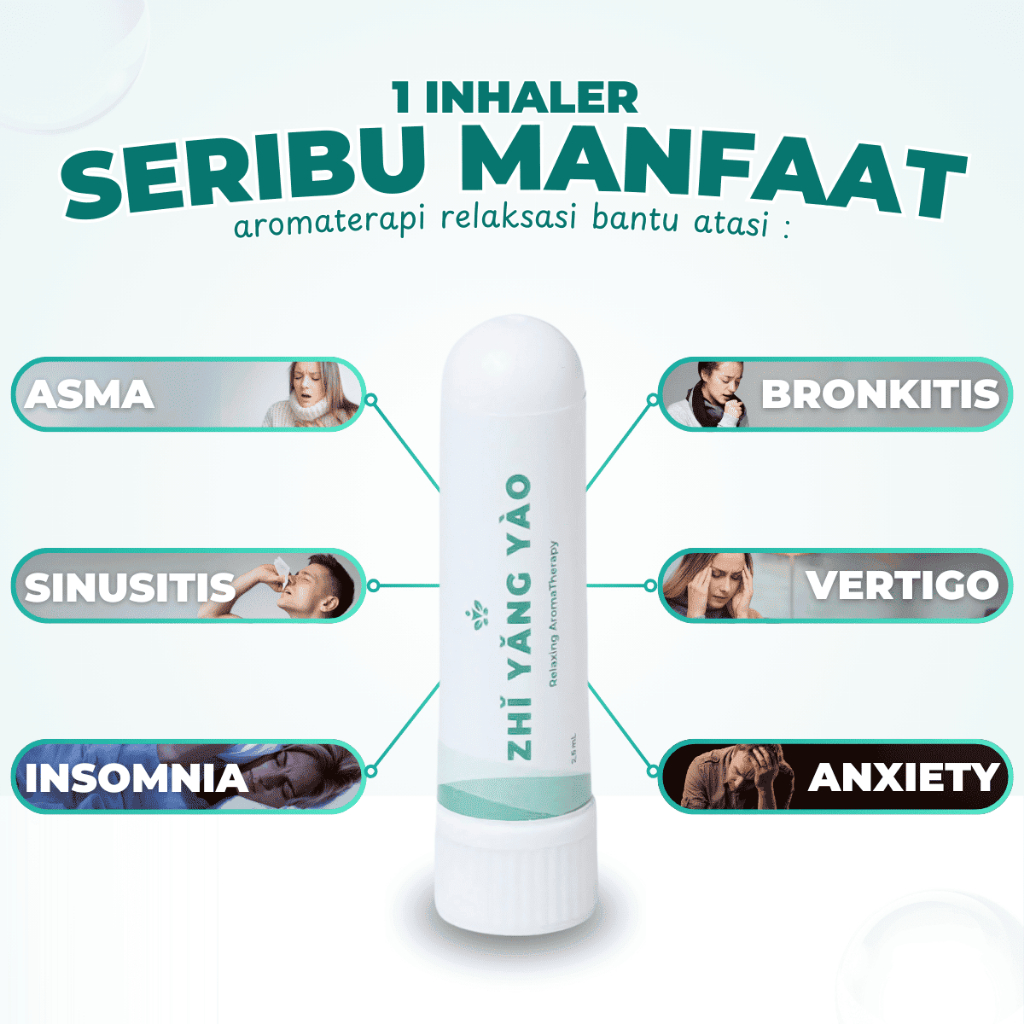 Jual Zhi Yang Yao Inhaler Sinusitis Radang Sinus Pernafasan Herbal ...
