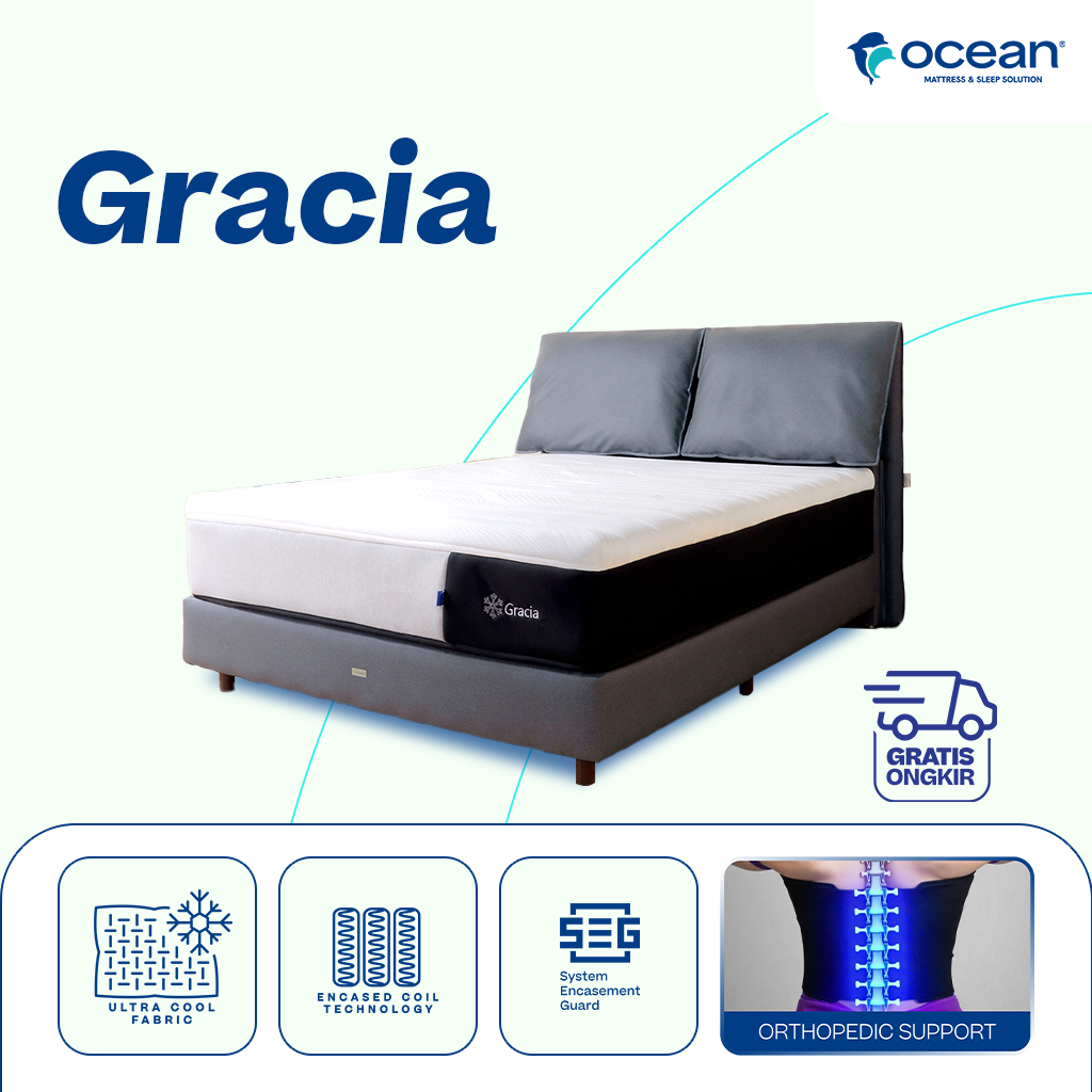 Jual Ocean Springbed - Kasur Gracia Orthopedic | Shopee Indonesia