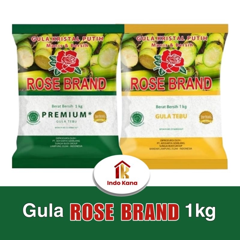 Jual Gula Pasir ROSE BRAND 1 Kg | Shopee Indonesia