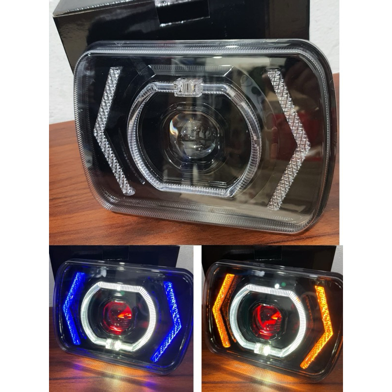 Jual Lampu Utama Biled Projector Original lpmHeadlamp Biled 5x7 inch ...