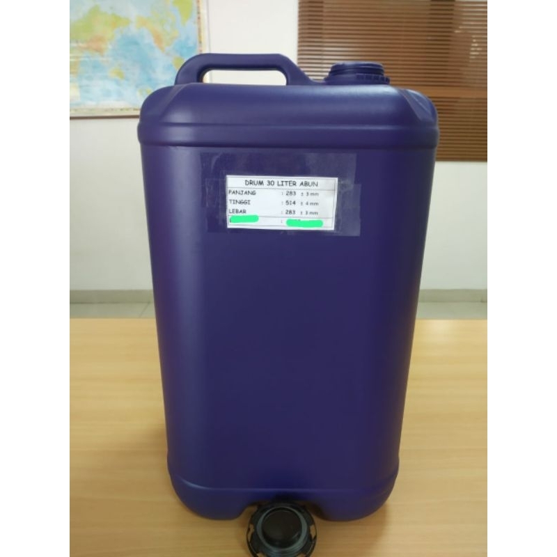 Jual Jerigen 30 L + Tutup Luar warna Hitam | Shopee Indonesia