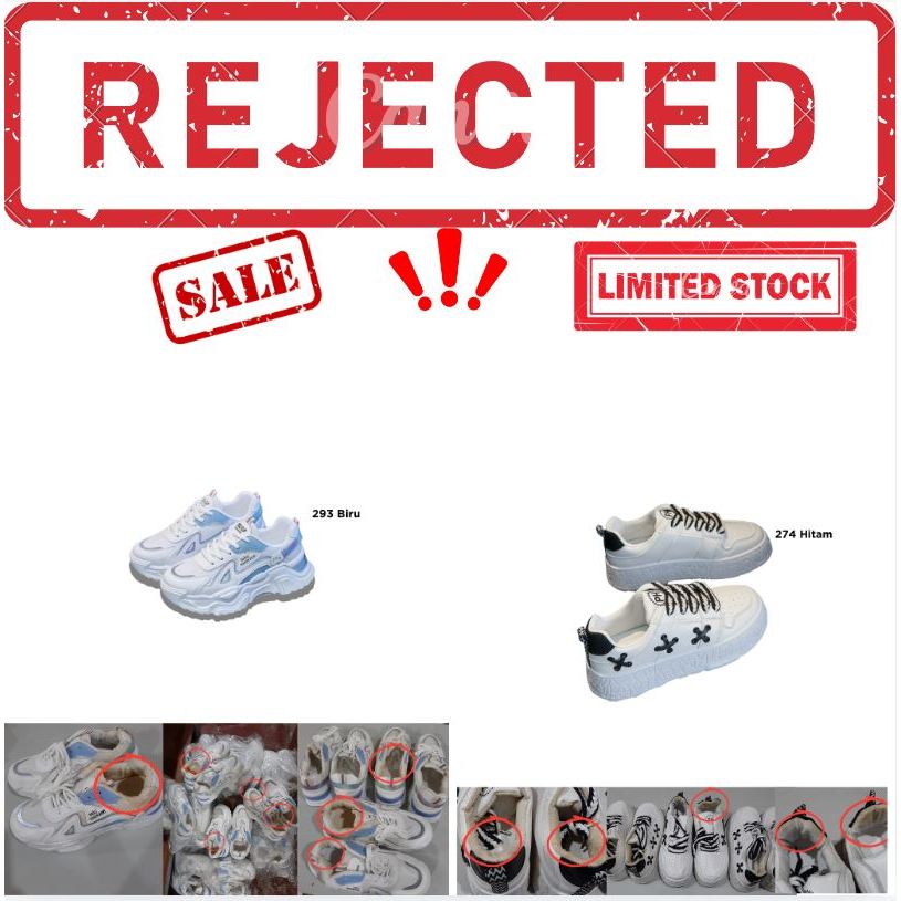 Jual SALE BARANG REJECT DEFECT SEPATU WANITA NO 2 ( REJECT SEPATU ...