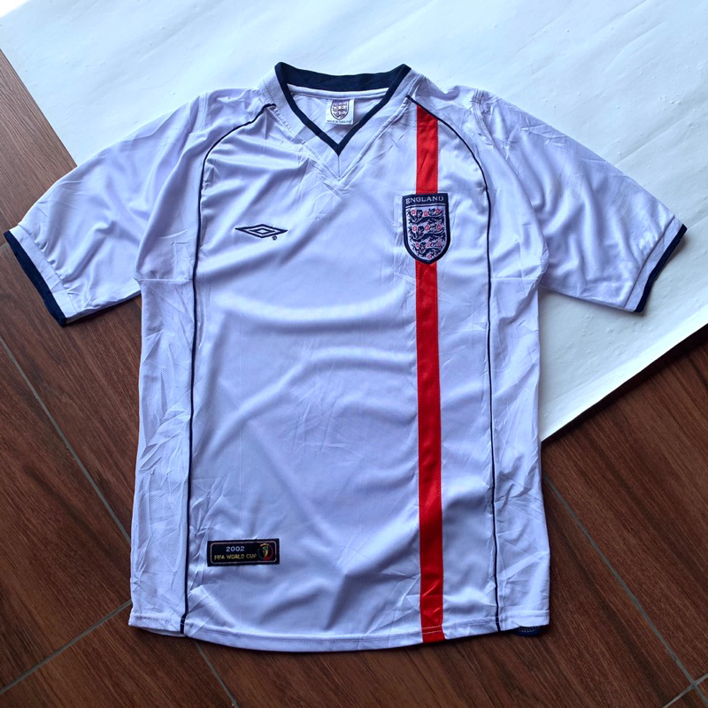 Jual Jersey Timnas England World Cup 2002 size L | Shopee Indonesia