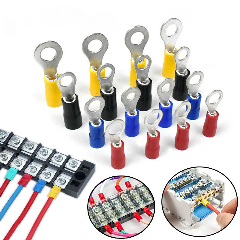 Jual Insulated Crimp Ring Terminal Connector Electric Skun Sekun ...