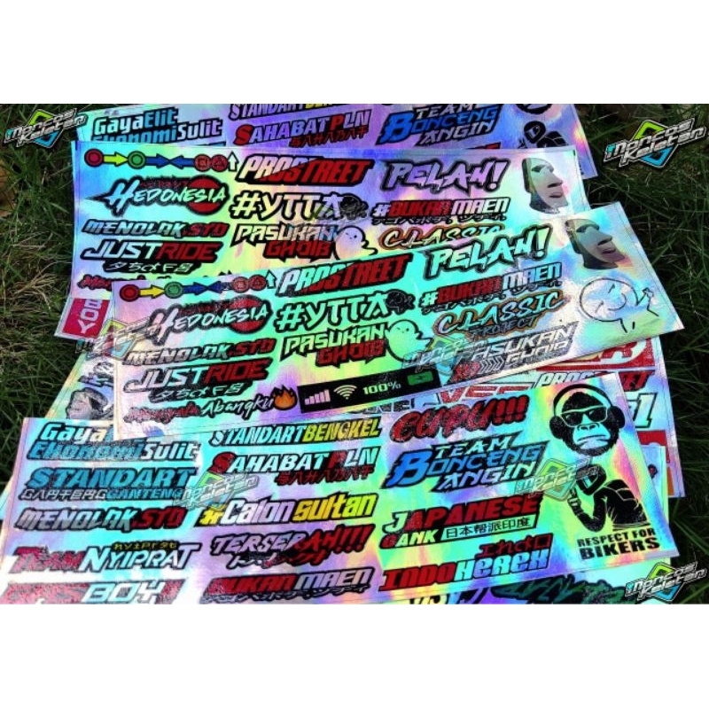 Jual Stiker Motor, Stiker Racing Pack, Stiker Print & Cut, Stiker Kata ...