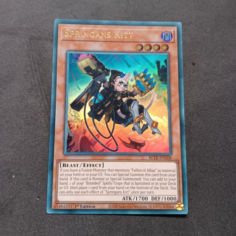 Jual Yugioh Card Springans Kitt Ultra Rare | Shopee Indonesia