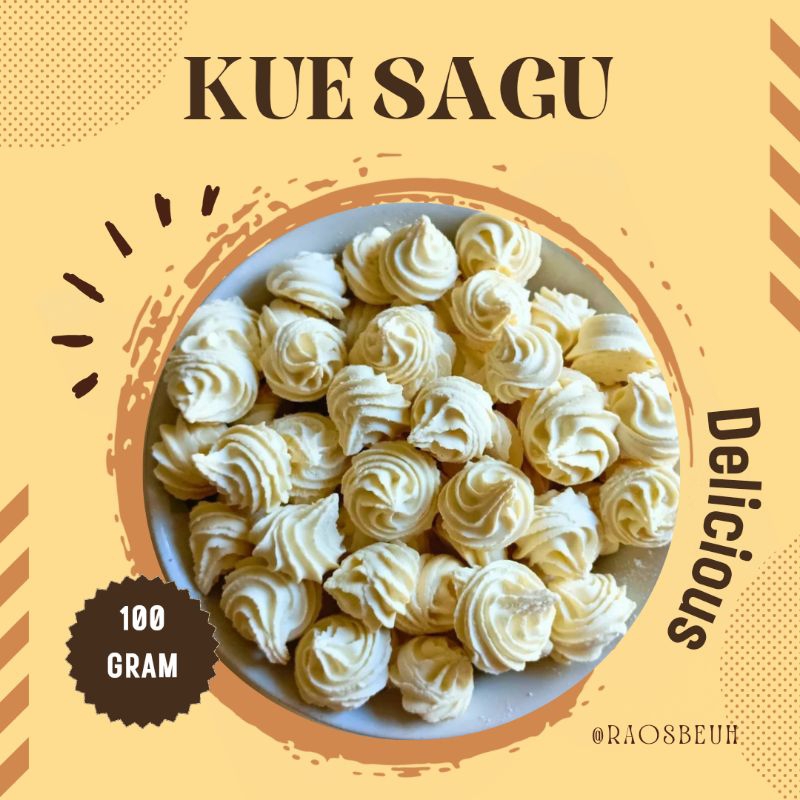 Jual Kue Sagu Gurih Manis Lezat Jajanan Ringan Tradisional Hemat Murah ...