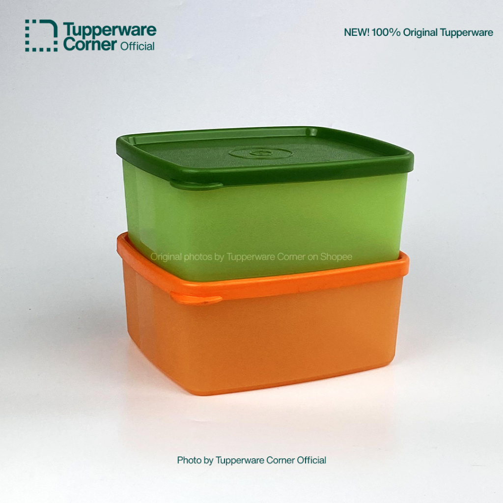 Jual Tupperware Small Square Round 500ml | Shopee Indonesia