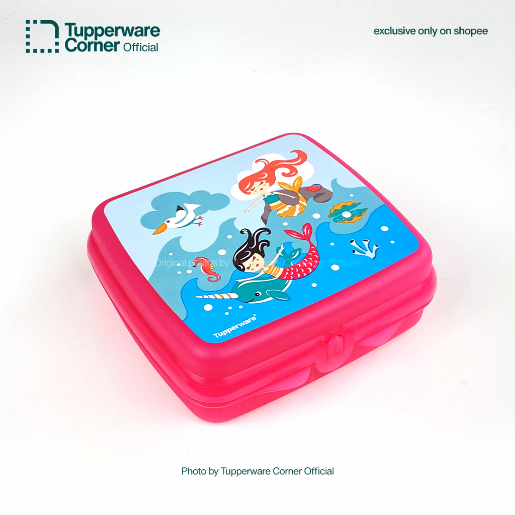 Jual Tupperware Mermaid Sandwich Box | Shopee Indonesia