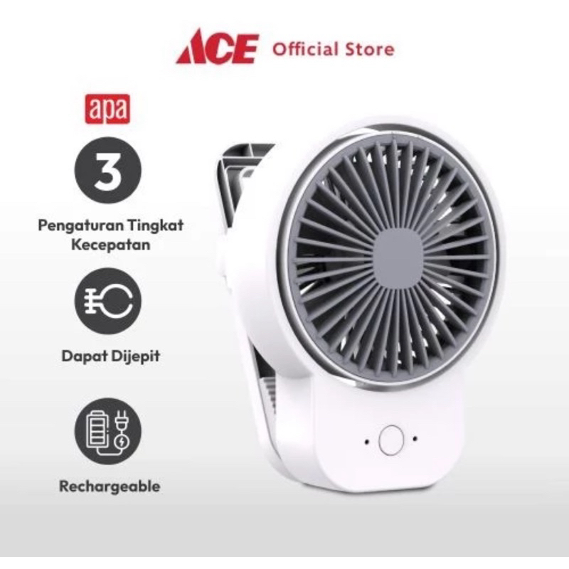 Jual APA Portable Emergency Clip Fan Apa by Ace Hardware USB Type C ...