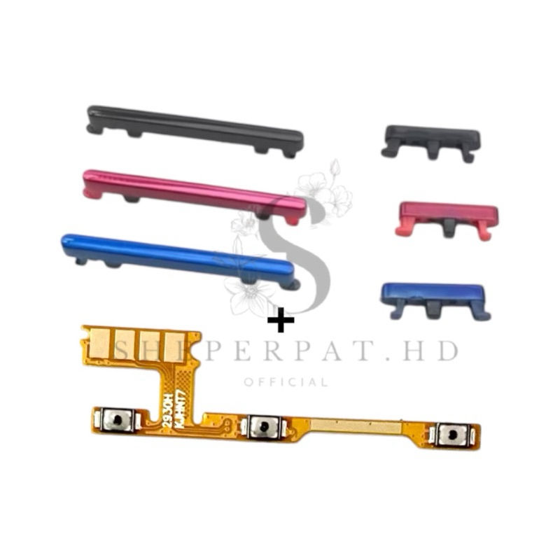 Jual TOMBOL LUAR + FLEXIBLE ON OFF VOLUME REDMI NOTE 7 / NOTE 7 PRO 1SET | Shopee Indonesia