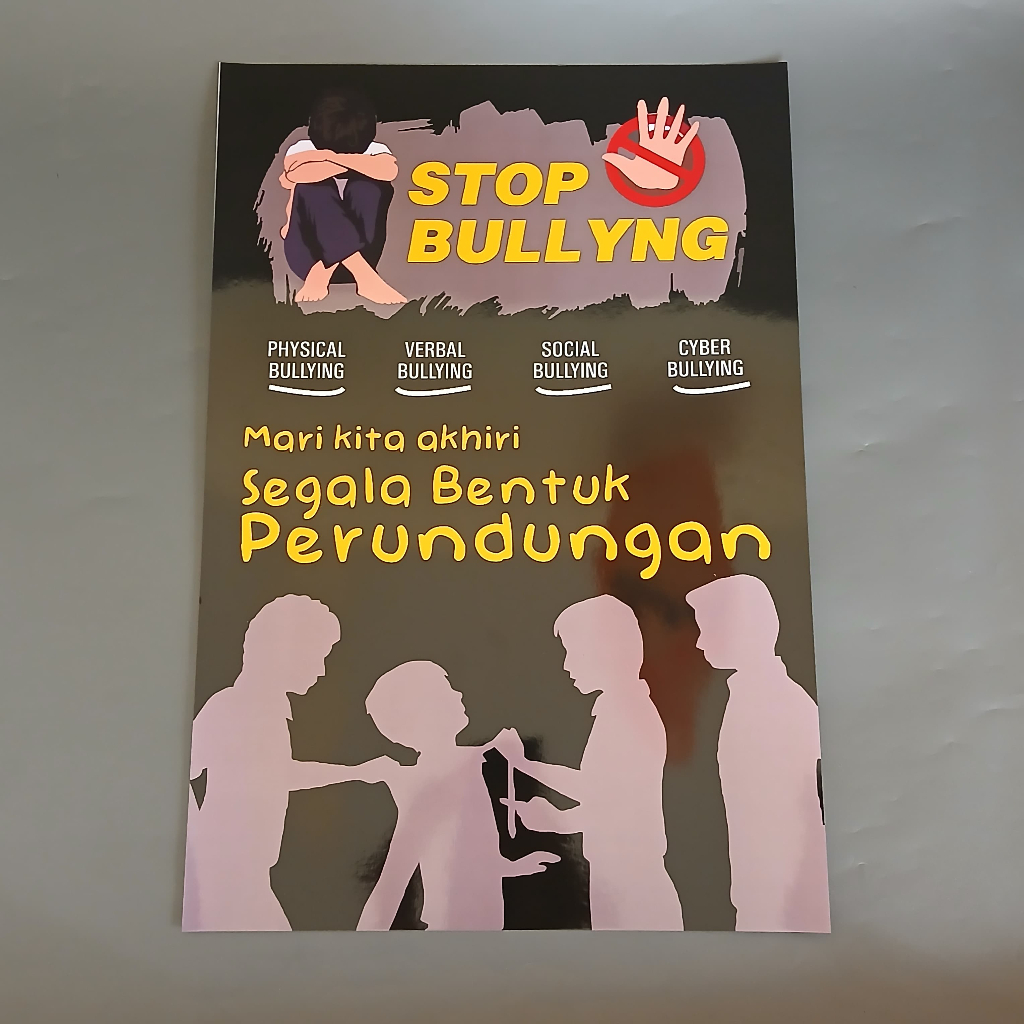 Jual Poster Stop Bullying - Poster Stop Perundungan - Poster Sekolah ...