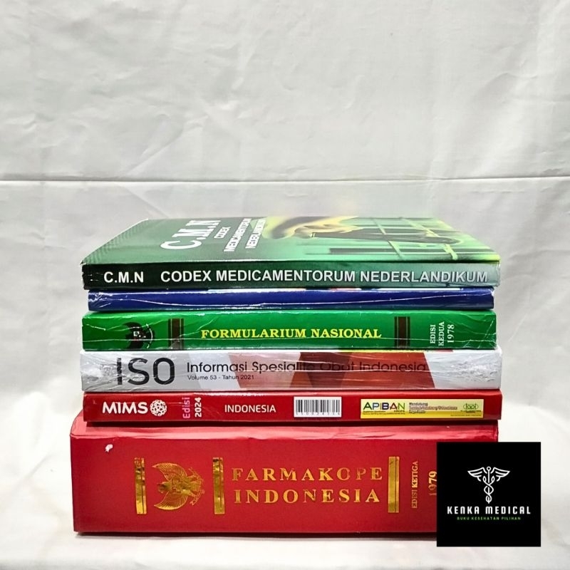 Jual PAKET 6 BUKU FARMASI MURAH FI 3, MIMS REFERENSI, ISO OBAT, FORNAS ...
