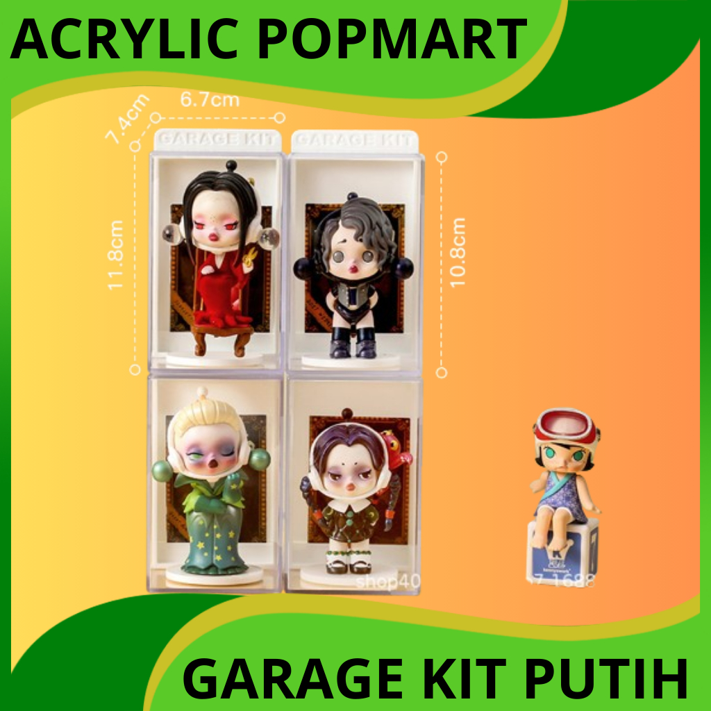 Jual ACRYLIC MINI FIGURE BOX SINGLE ACRYLIC GARAGE KIT MINI DISPLAY BOX ...