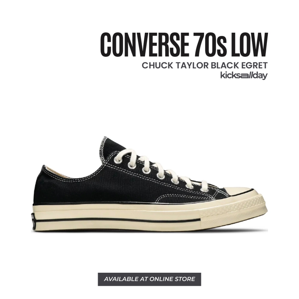 Jual Converse Chuck Taylor 70s Low Black White Original 100% BNIB ...