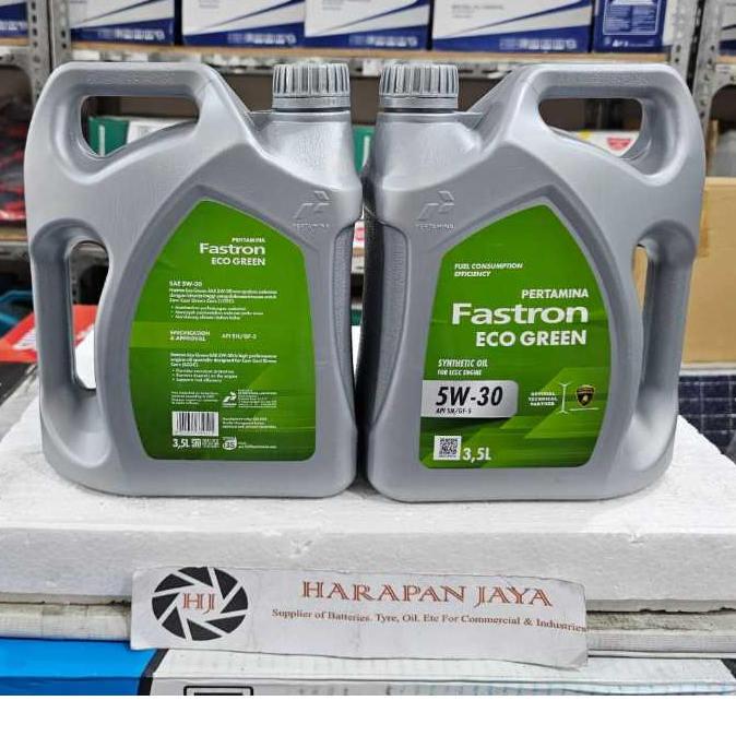 Jual OLI MOBIL PERTAMINA FASTRON ECOGREEN 5W30 @3,5L | Shopee Indonesia