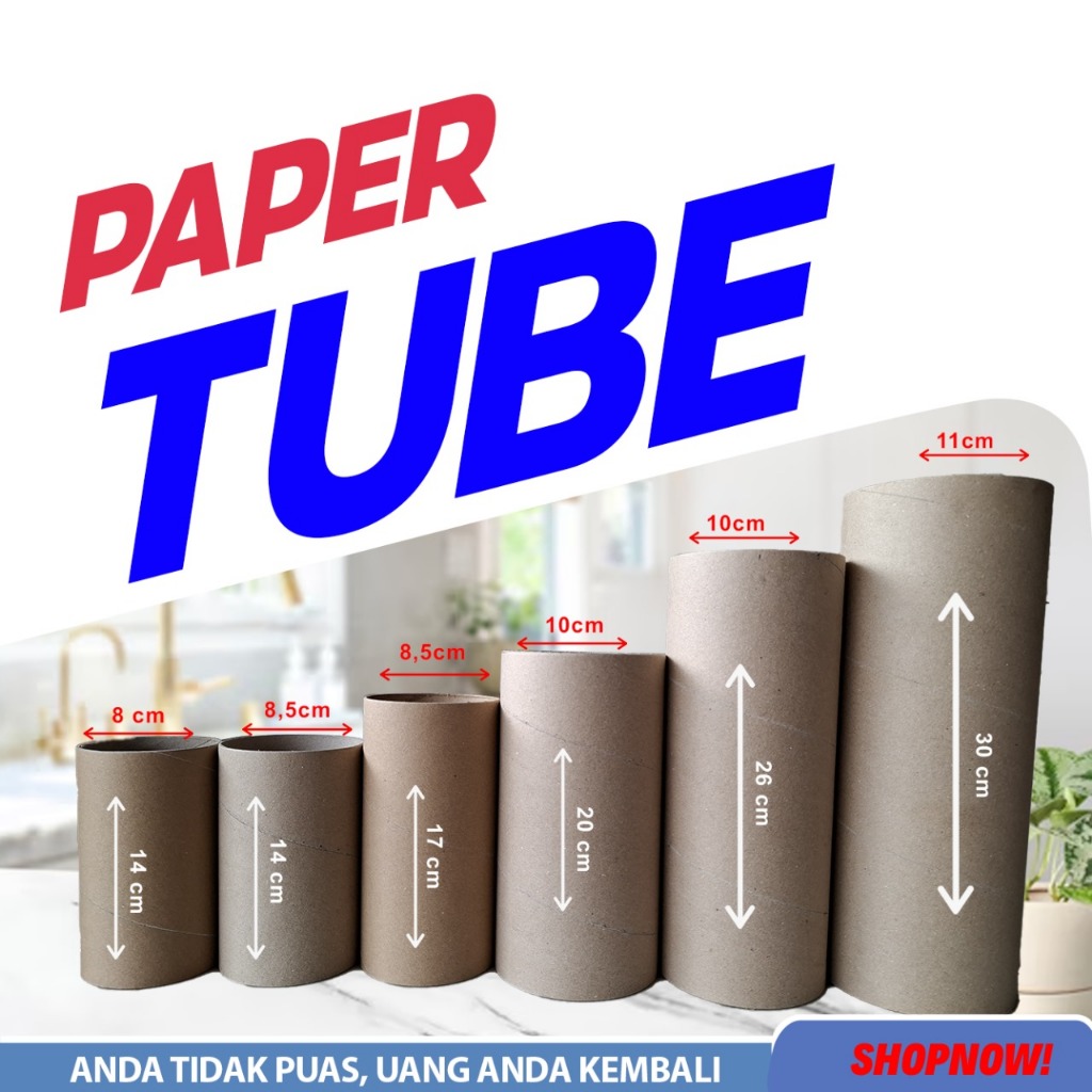 Jual PAPERTUBE TABUNG KARTON PAPERCORE SELONGSONG TEBAL | Shopee Indonesia