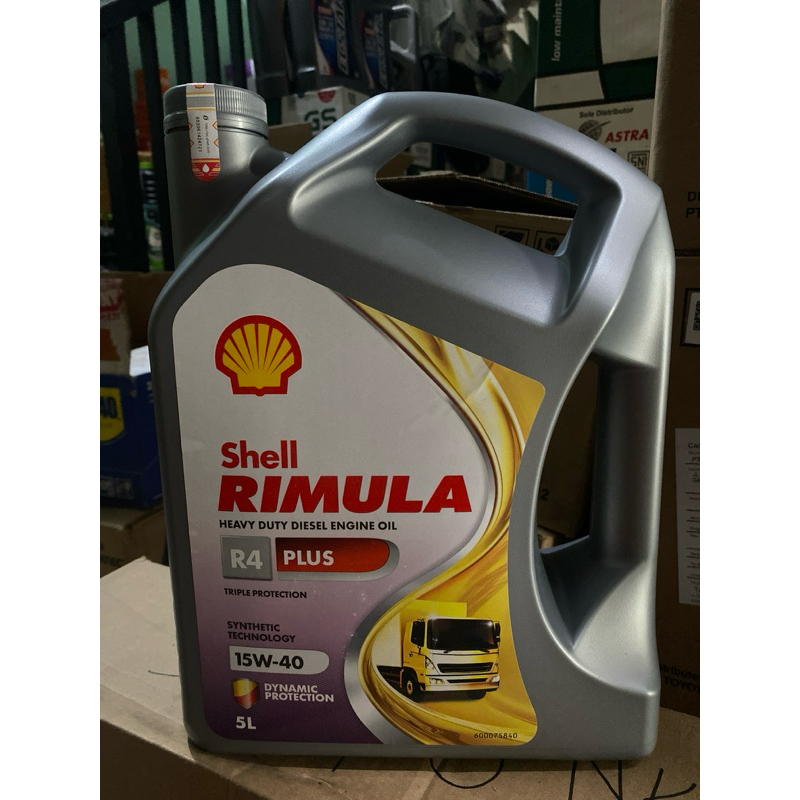 Jual OLI SHELL RIMULA 15W-40 1 Galon ( 5 liter ) Produk ASLI Shell ...