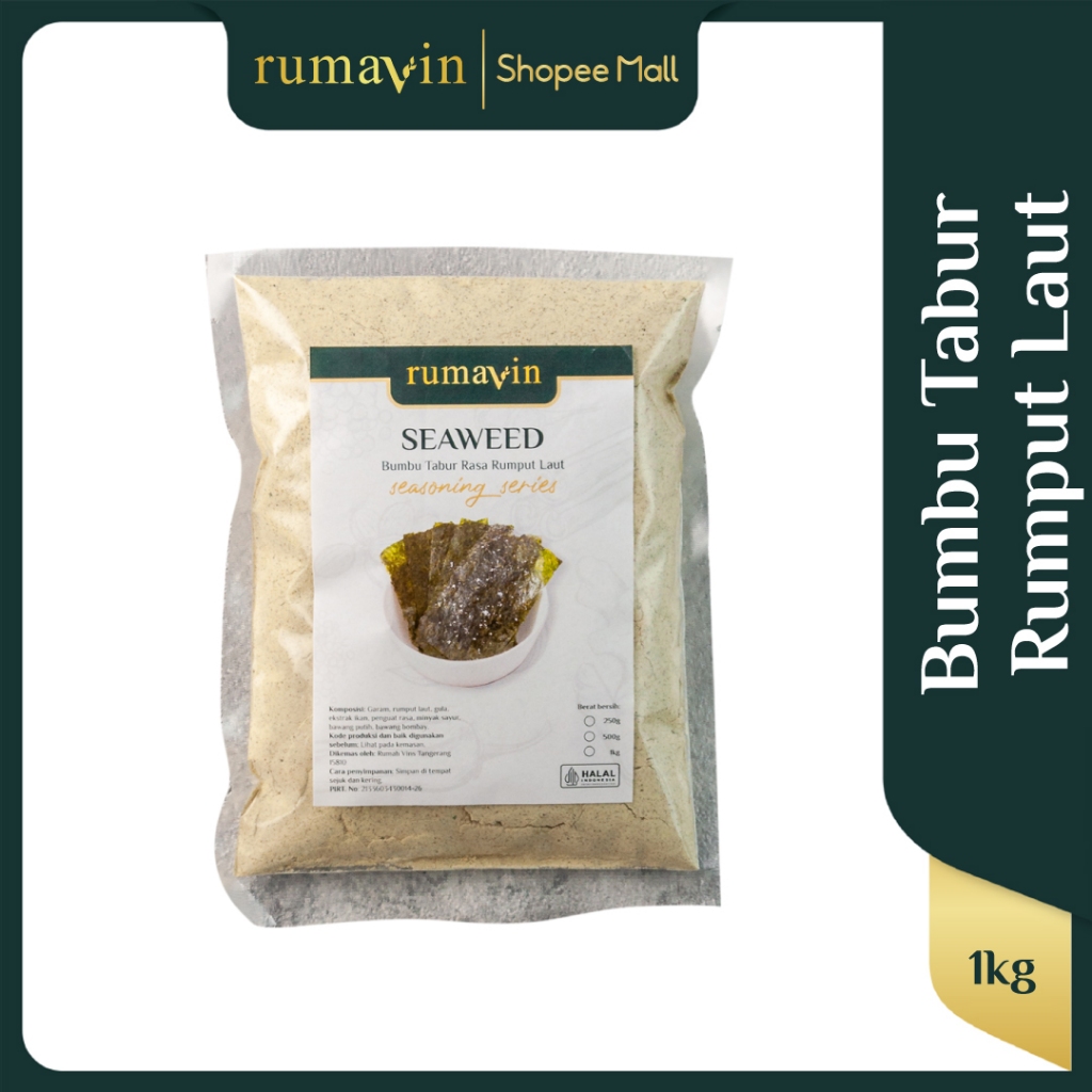 Jual Rumavin - Premium Bumbu Tabur Seaweed / Rumput Laut | Shopee Indonesia