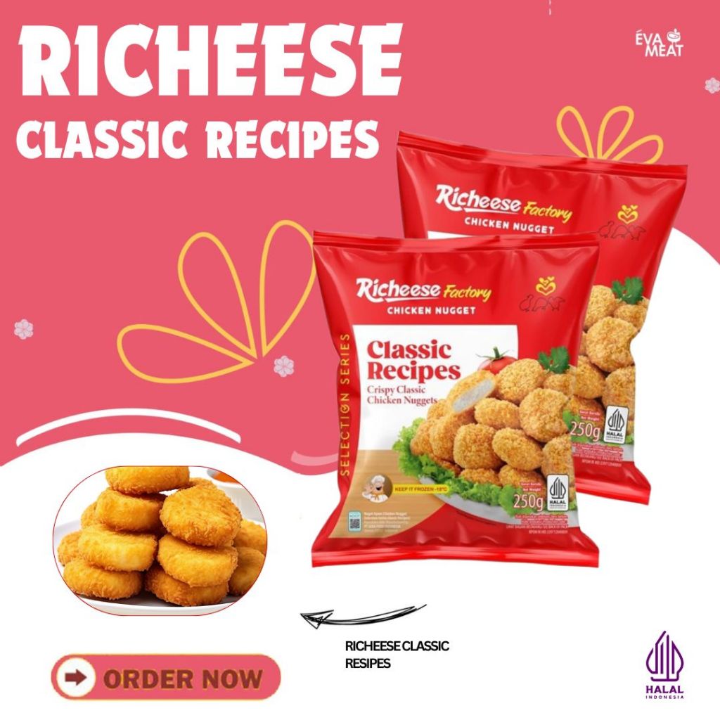 Jual Richeese Chicken Nugget Classic 250gr - Nugget Ayam Richeese ...