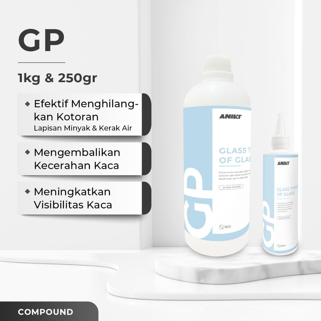 Jual Glass Polish ANIKI 100g - Poles Kaca/ Kompon/ Obat Poles/ Water ...