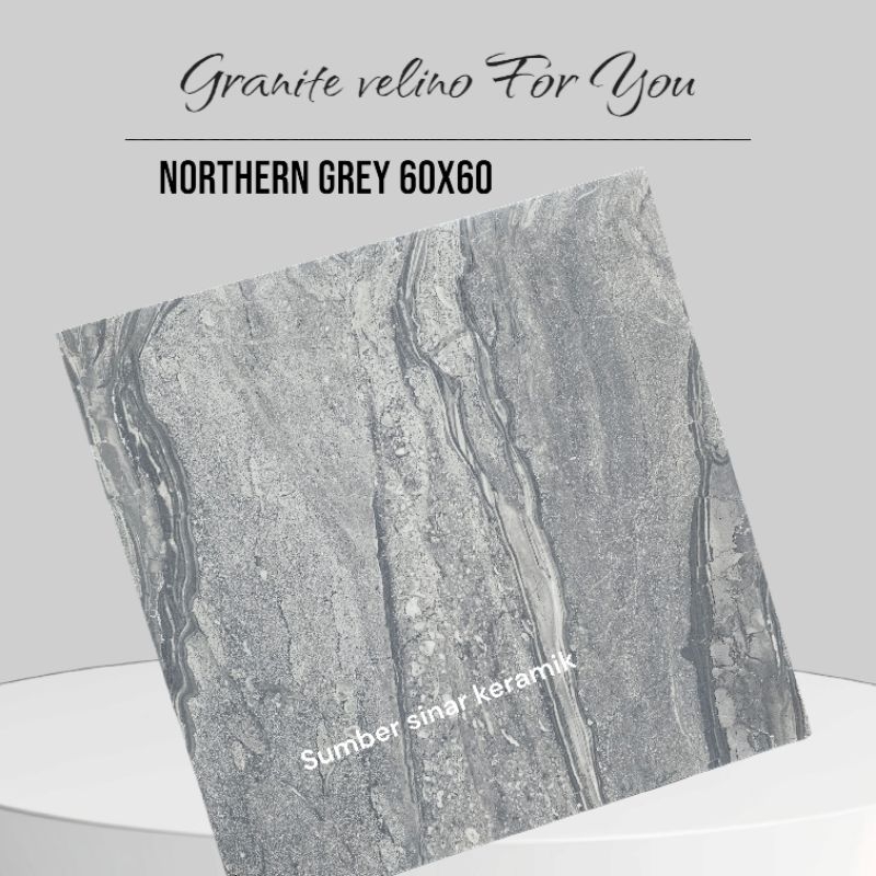 Jual Granite Lantai 60x60 Northern Grey | Glossy | Velino | Kw-1 ...