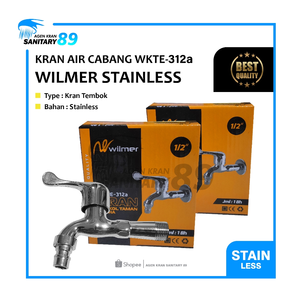 Jual KRAN AIR TAMAN WILMER/KRAN AIR MESIN CUCI/KRAN AIR WUDHU/KRAN 1/2 ...