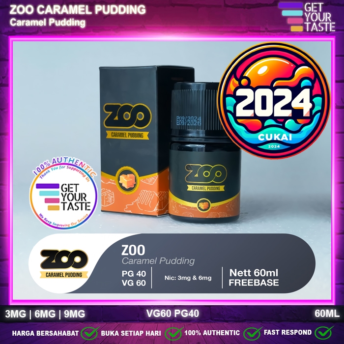 Jual Liquid ZOO Caramel Pudding 60ML Freebase by Vape Zoo | Shopee ...