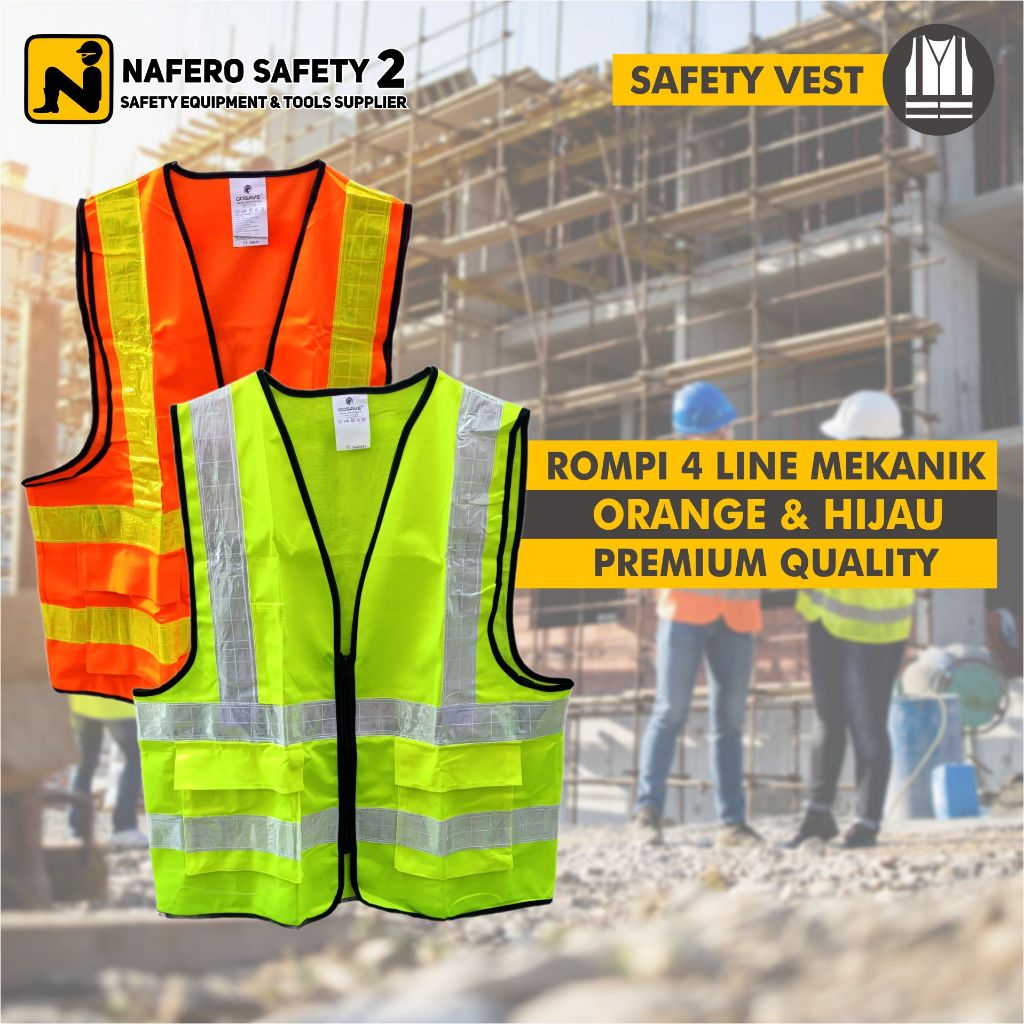 Jual ROMPI PROYEK SAFETY MECHANIC PREMIUM | Shopee Indonesia