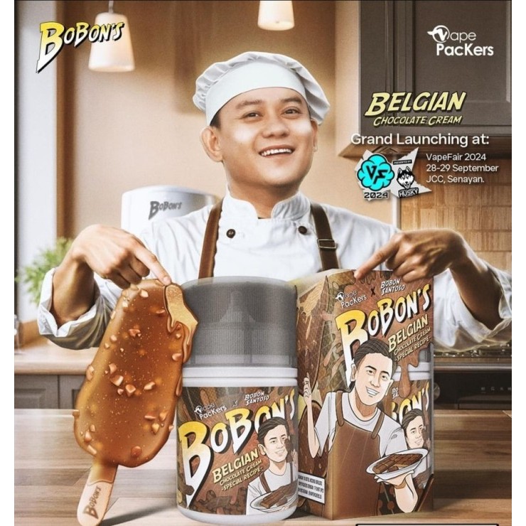 Jual LIQUID BOBON V3 BELGIAN CHOCOLATE CREAM SPECIAL RECIPE 60ML ...
