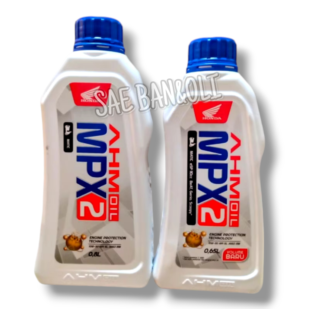 Jual OLI MPX2 10W-30 800ml AHM OIL & OLI MPX2 6,5ml OLI MOTOR MATIC ...