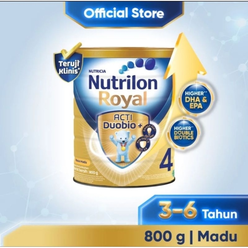 Jual Nutrilon Royal 4 Susu Pertumbuhan 3-6 Thn Madu 800gr | Shopee ...
