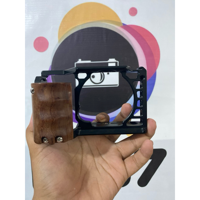 Jual cage rig sony A6000 A6300 A6400 A6500 wooden smallrig UURig andoer ...