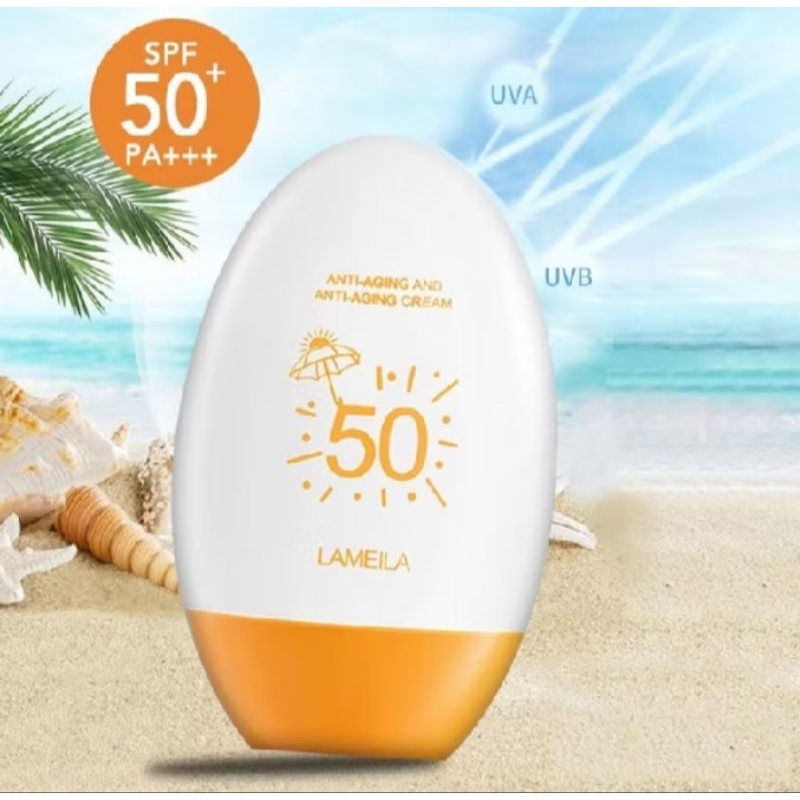 Jual Sunblock Wajah dan Badan 3053 - Suncreen Spf 50 Pa+++ Anti Aging ...