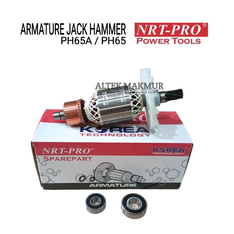 Jual NRT-PRO Armature Mesin Demolition Hammer HITACHI HIKOKI PH65A / Angker Dinamo Jack Hammer ...