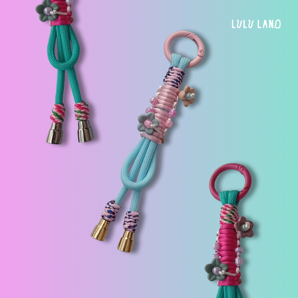 Jual Flowy Charm Paracord | Key Chain by Lulu Land | Shopee Indonesia