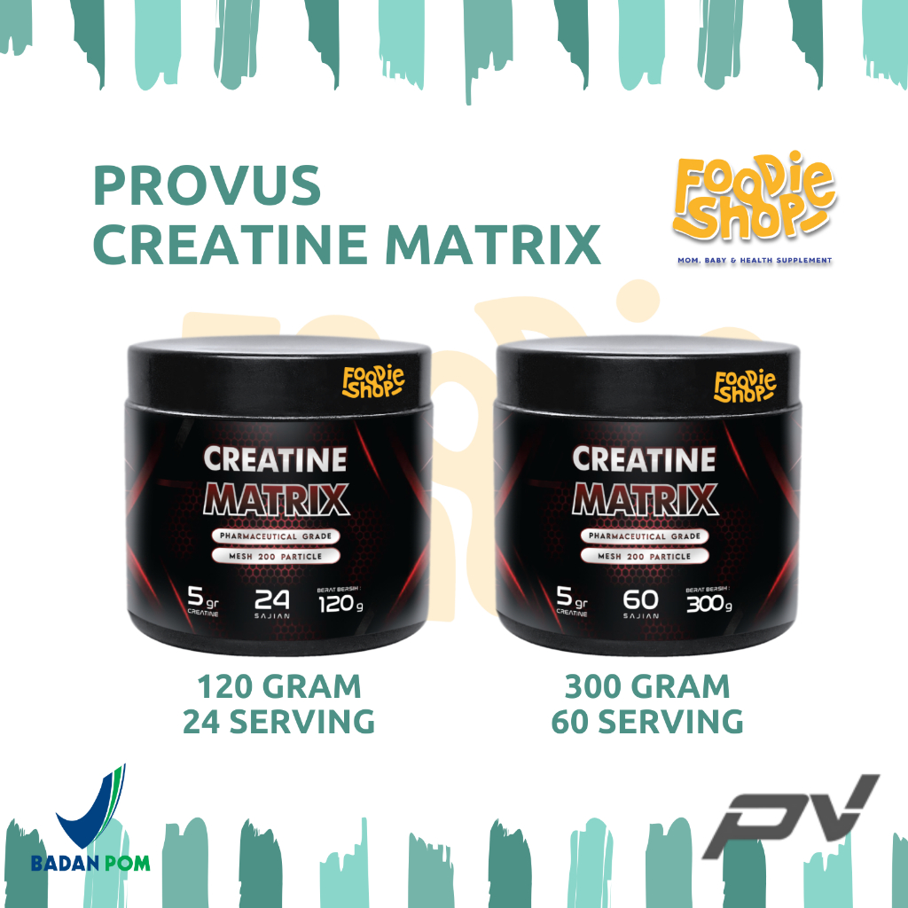 Jual Provus Creatine Matrix 120 gram dan 300 gram | Shopee Indonesia