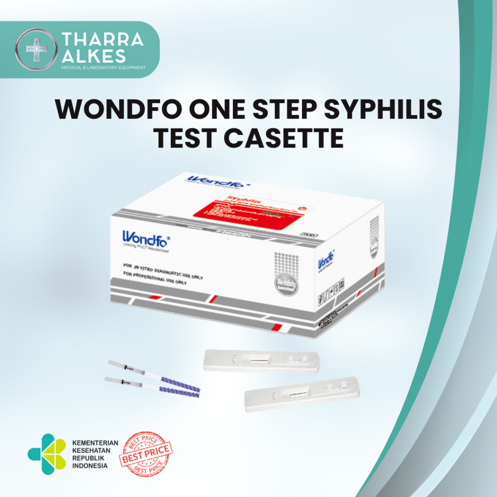 Jual RAPID TEST WONDFO One Step Syphilis test Cassette whole blood ...