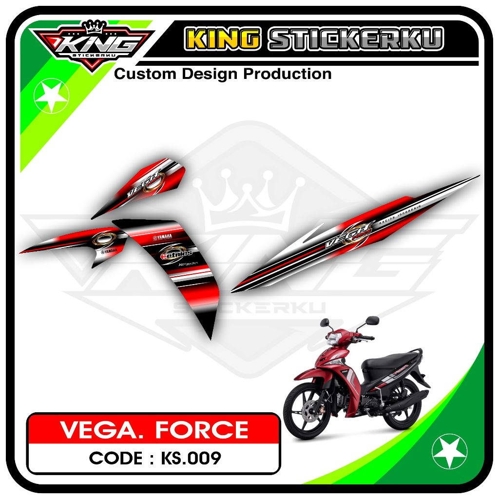 Jual Stiker Vega Force - Decal Stiker Striping Standar Vega Force ...