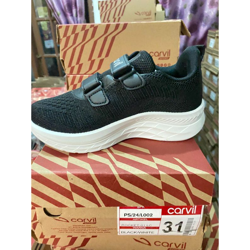 Jual Carvil Sepatu Sekolah Anak Rocket 01 | Shopee Indonesia