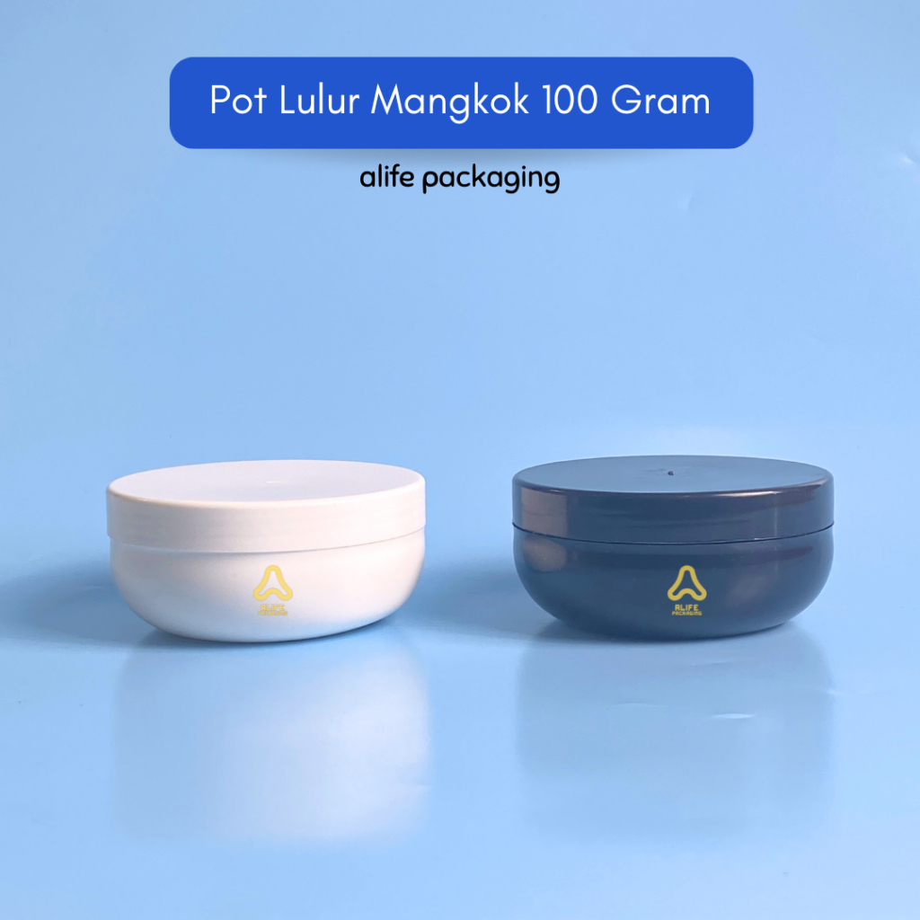 Jual Pot Lulur 100 gr Mangkok | Pot Pomade Kosong 100 gr | Pot 100 gr ...