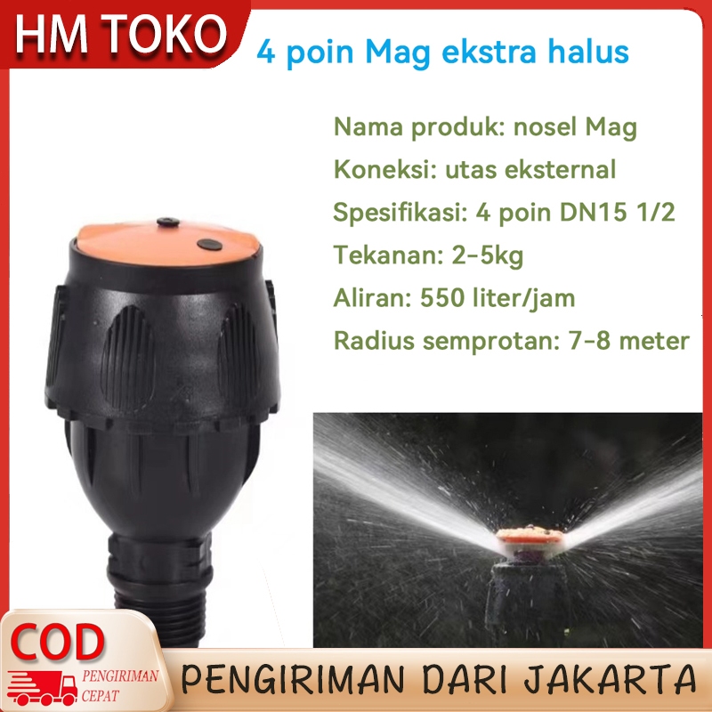 Jual HM TOKO Sprinkler Pertanian 360 Derajat Alat Penyiram Taman ...