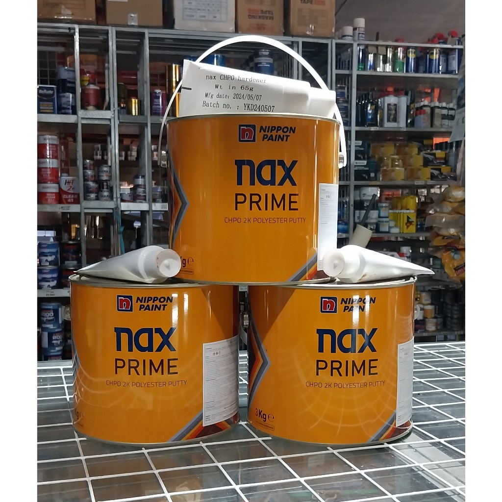 Jual Dempul Nax Prime Nax Flex Hitech CHPO 2K Polyester Putty 3kg ...