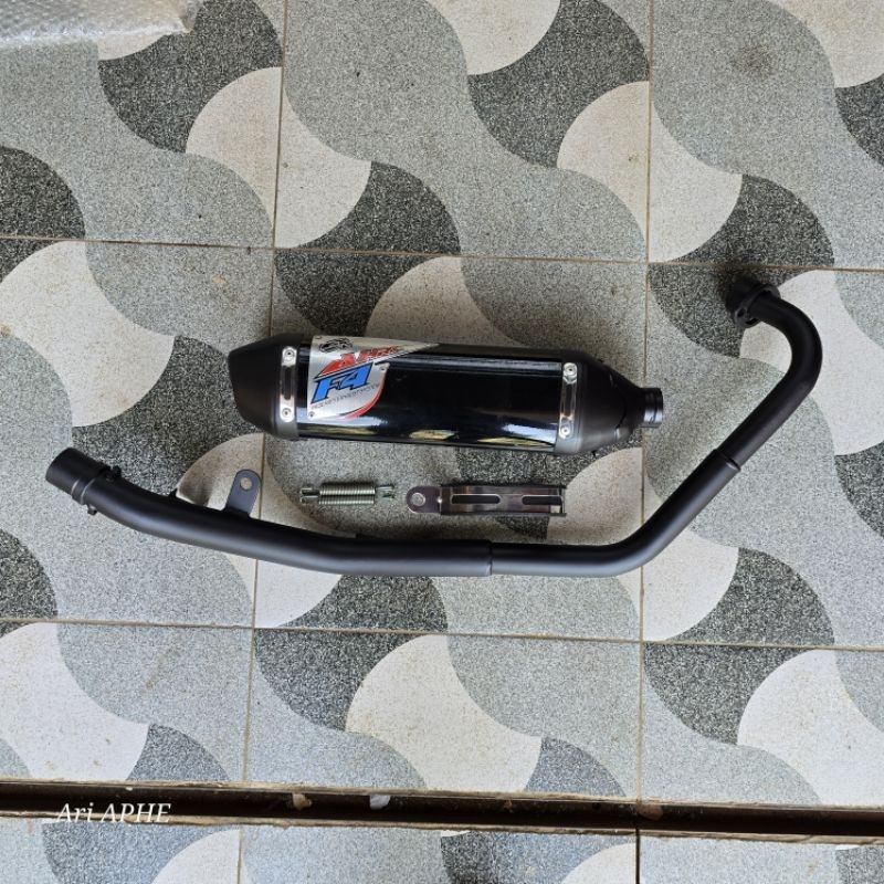 Jual knalpot AHRS F4 hexa sport original VIXION OLD fullsystem | Shopee ...